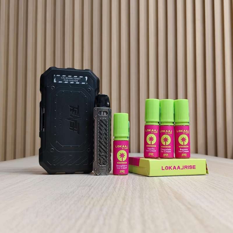 Promo Siap Pakai Tenet Kit Full set + Lokaal 15ml Ice Cream Fruity ...