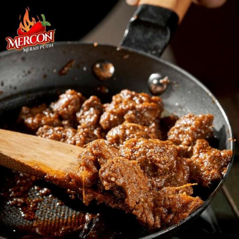 Promo Mercon Merah Putih Rendang Sapi Diskon 38% di Seller NS Mart ...