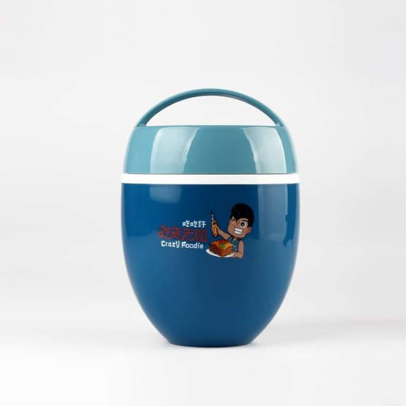 Promo Lunchbox Yooyee 604 Purple Blue Rice Bowl - Kotak Bekal Bento ...