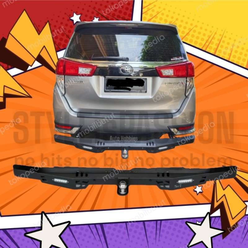 Promo TOWING BAR BUMPER TANDUK BELAKANG INNOVA REBORN VENTURER Diskon ...