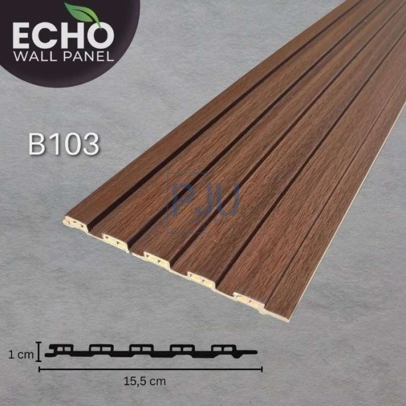 Promo WALL PANEL WPC / KISI KISI WALLPANEL / WPC PANEL ECHO KODE B ...