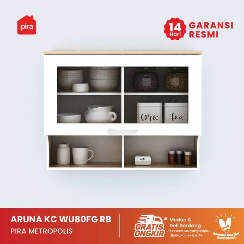Promo Pira Metropolis Ox - Aruna Kc Wu80g Rb Rak Gantung Dapur ...