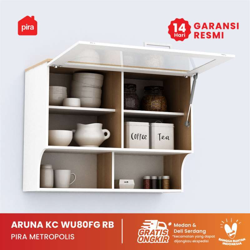 Promo Pira Metropolis Ox - Aruna Kc Wu80g Rb Rak Gantung Dapur ...
