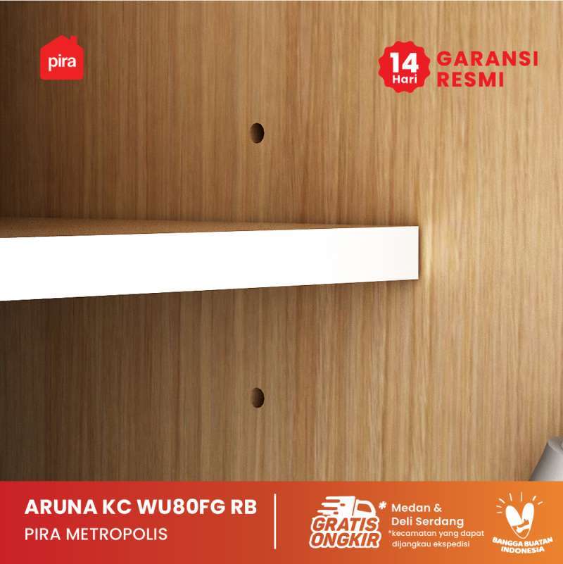 Promo Pira Metropolis Ox - Aruna Kc Wu80g Rb Rak Gantung Dapur / Kitchen Set Atas 2 Pintu Kaca ...