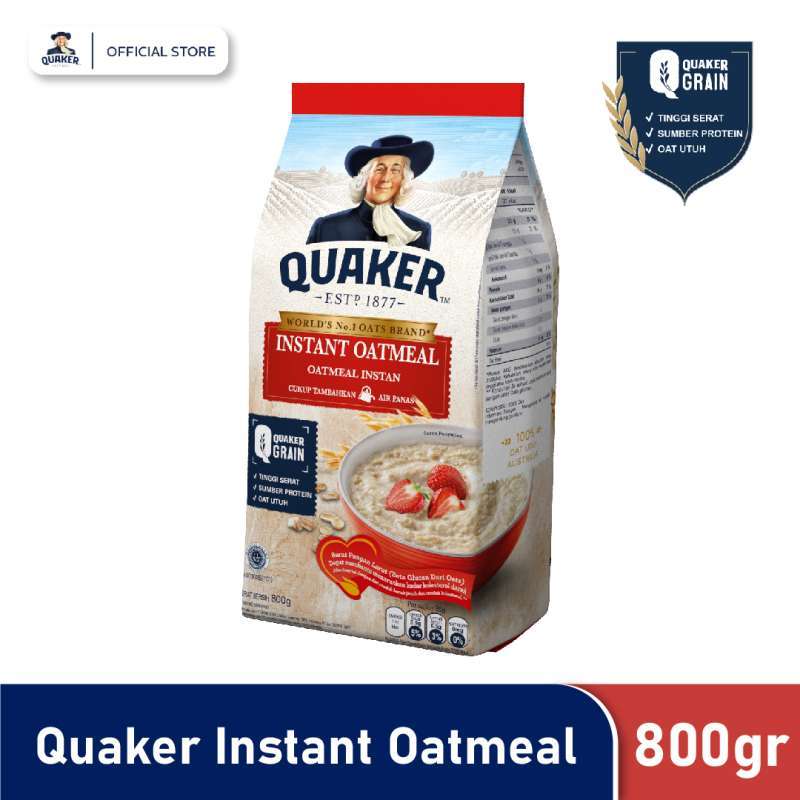 Promo Quaker Instant Oatmeal [800 G] Diskon 4% Di Seller Fresh By ...