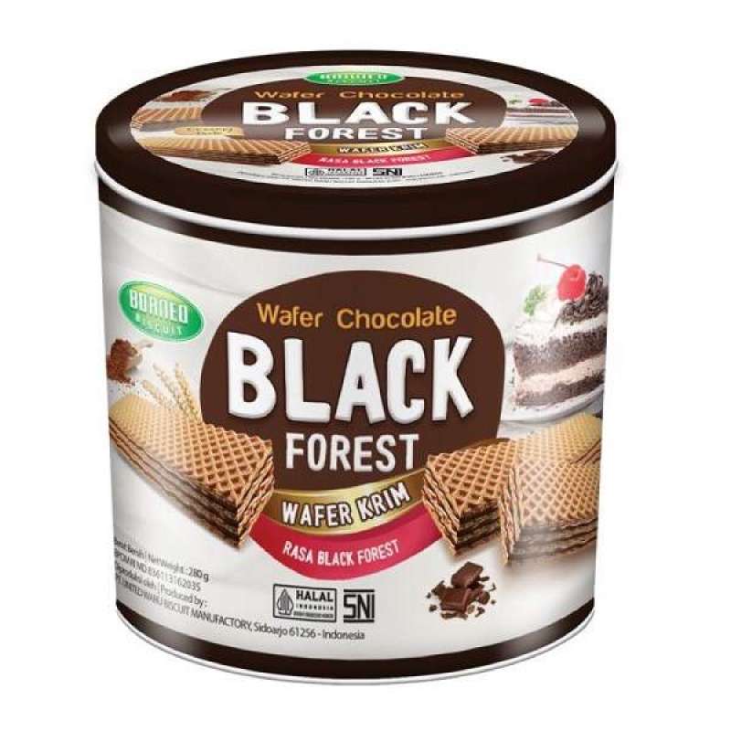 Jual Ubm Wafer Chocolate Black Forest Tin 280 Gr Di Seller Hypermart ...