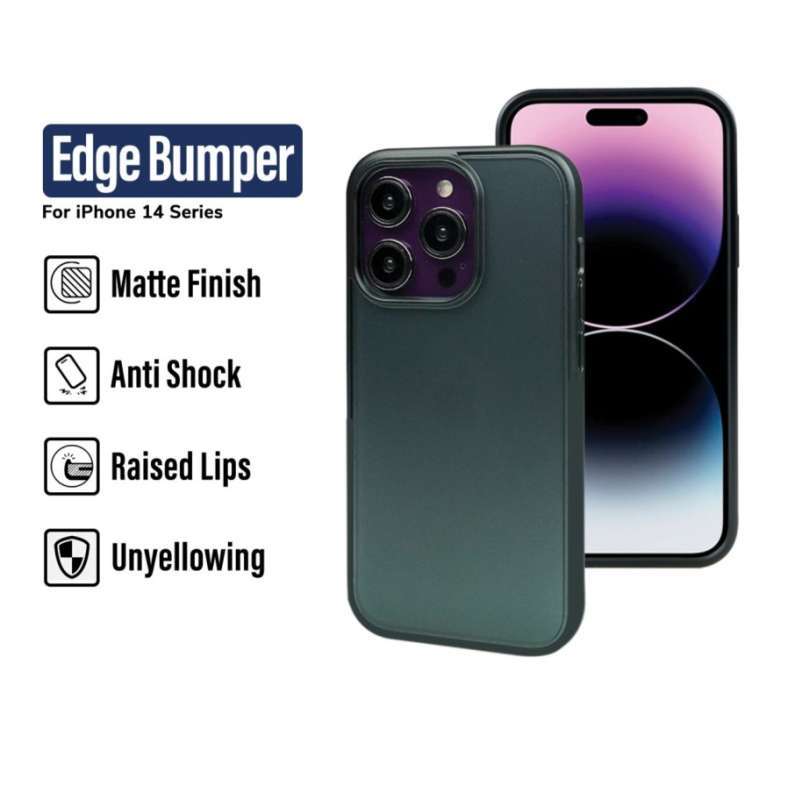 Promo Case iPhone 14 Pro Max Plus Octagoods Edge Bumper Hybrid Matte ...