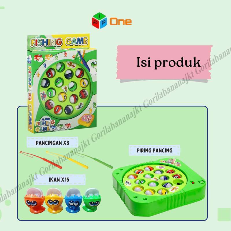 Jual Fishing Game Mainan Anak Pancingan Ikan Pancing Ikan go fishing Di ...