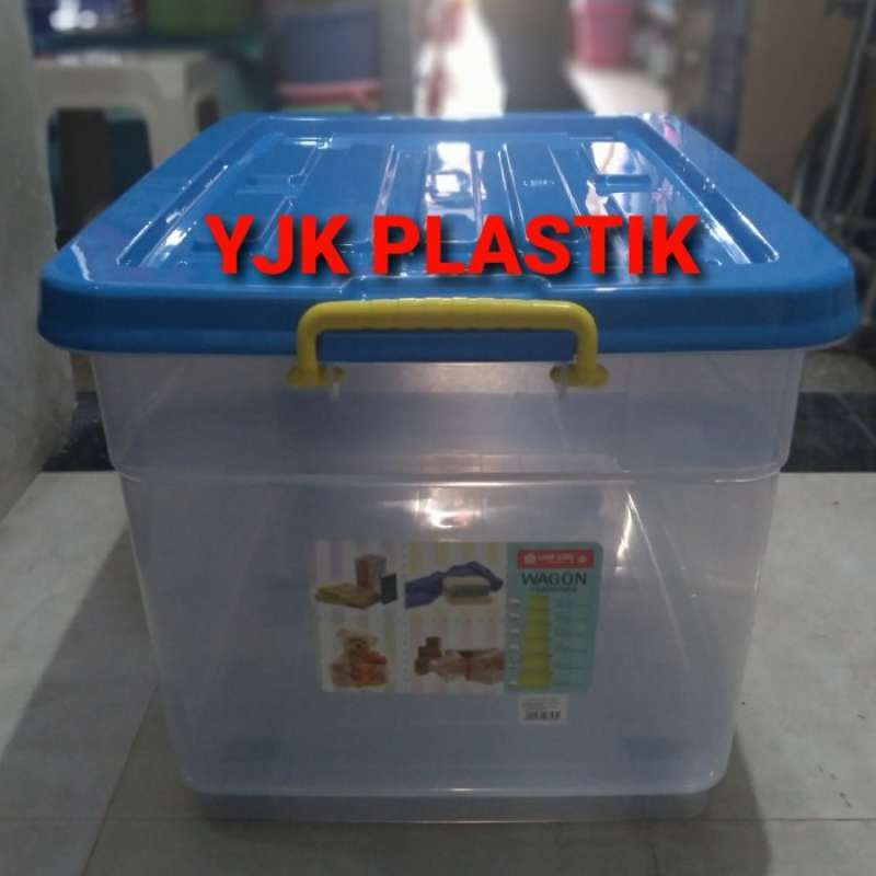 Promo Wagon Container 100 Liter VC-20 Lion Star Transparan/Bening Box Diskon 23% di Seller Bea ...