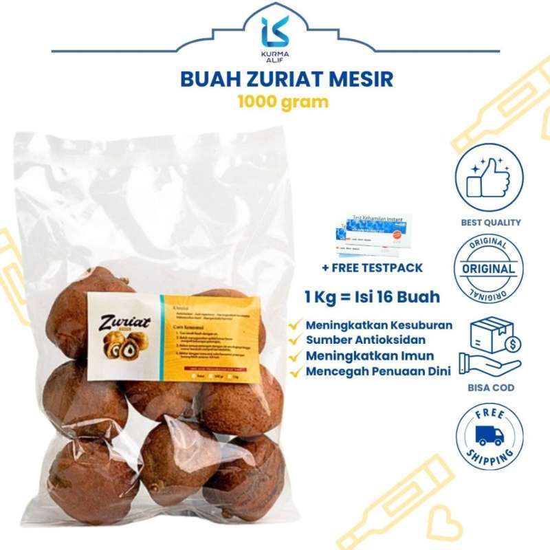 Promo Buah Zuriat 1 Kg Promil Doum Mesir Free Test Pack Promil Sehat ...