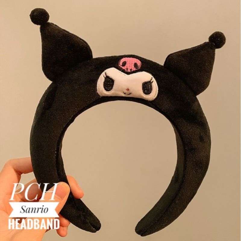 Jual Pch Bando Sanrio Fluffy 3d / Bando Pompompurin / Bando Kuromi ...