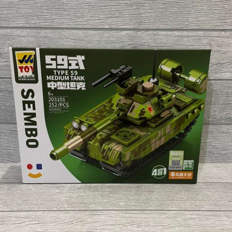 Promo Sembo Block Battle Tank / Brick Sembo Block Mobil Tank militer ...