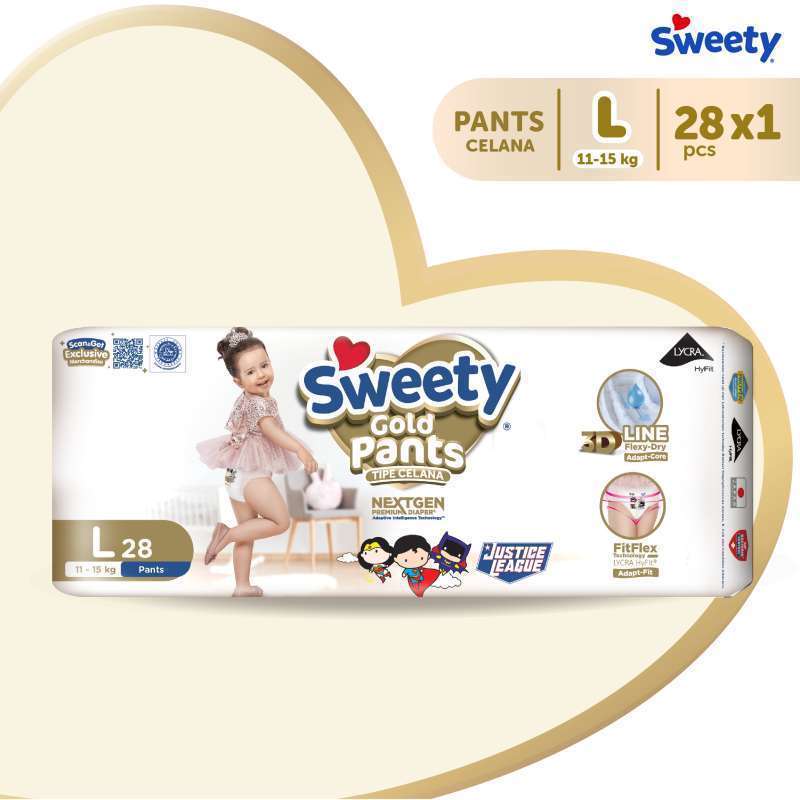 Promo Surabaya - Sweety Gold Pants L 28s (next Gen) Diskon 6% Di Seller Sweety Surabaya Official ...