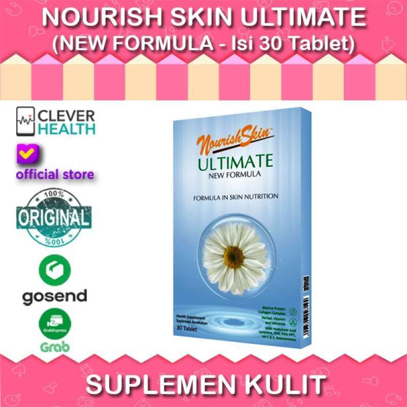 Promo Nourish Skin Ultimate New Formula 30 Tablet Diskon 33% di Seller ...