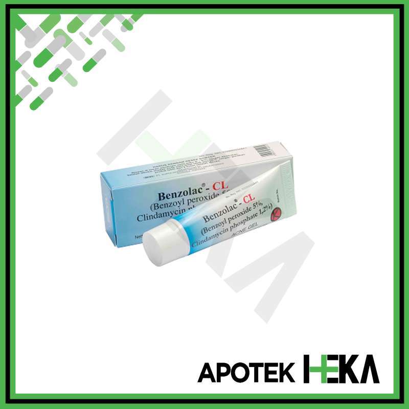 Jual Benzolac Cl - Benzoyl Peroxide Clindamycin Di Seller Apotek Heka ...
