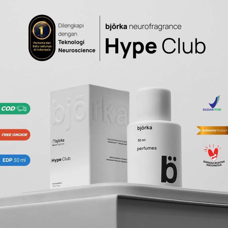 Jual Parfum Bjorka Hype Club Parfum Pria Wanita Unisex Original 100% ...