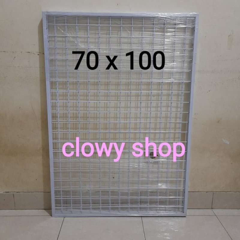 Promo Jaring Ram Besi Bingkai Ukuran 70 X 100 Cm Chrome / Putih / Hitam ...