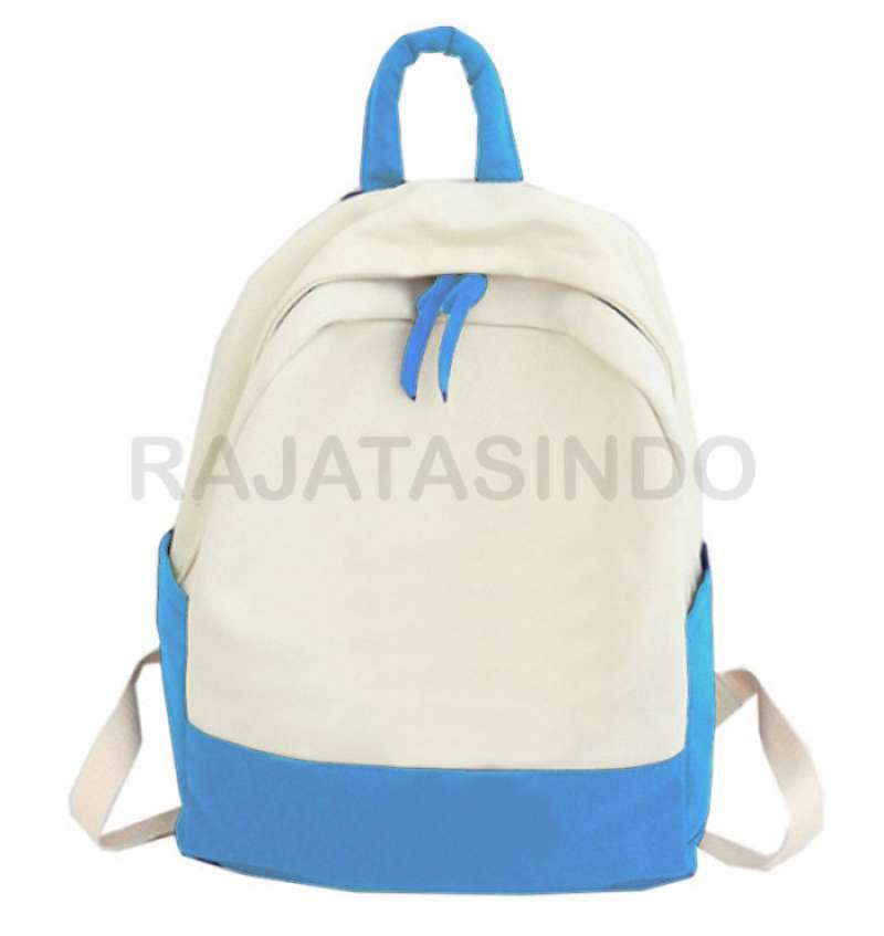 Promo Tas Ransel Sekolah Simple Polos Kombinasi Tas Anak Remaja SD/SMP ...