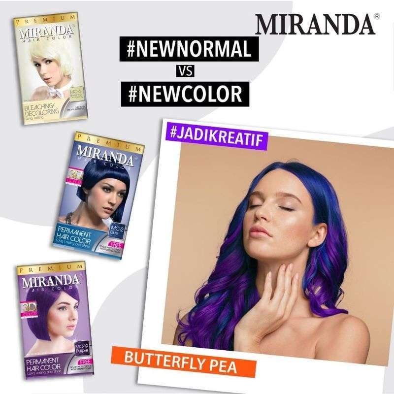 Jual PERMANENT MIRANDA HAIR COLOR PERMANENT 30 ML SEMIR RAMBUT HAIR CAT ...