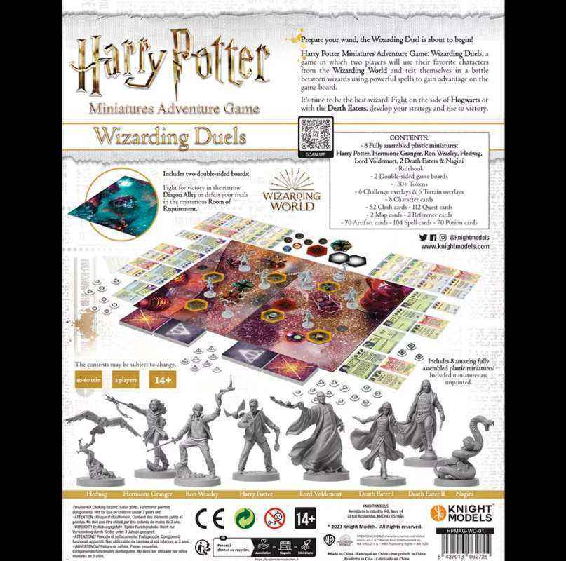 Jual Harry Potter Miniatures Adventure Game Wizarding Duels Starter Box ...