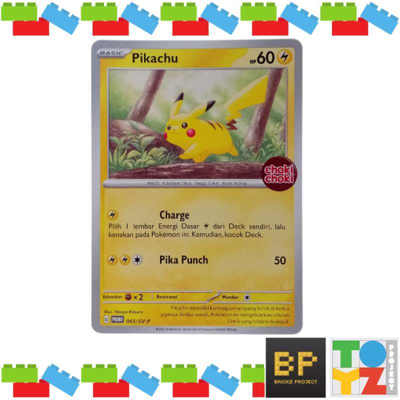 Jual Kartu Tcg Pokemon - Pikachu Promo Choki-choki Di Seller Toyz ...