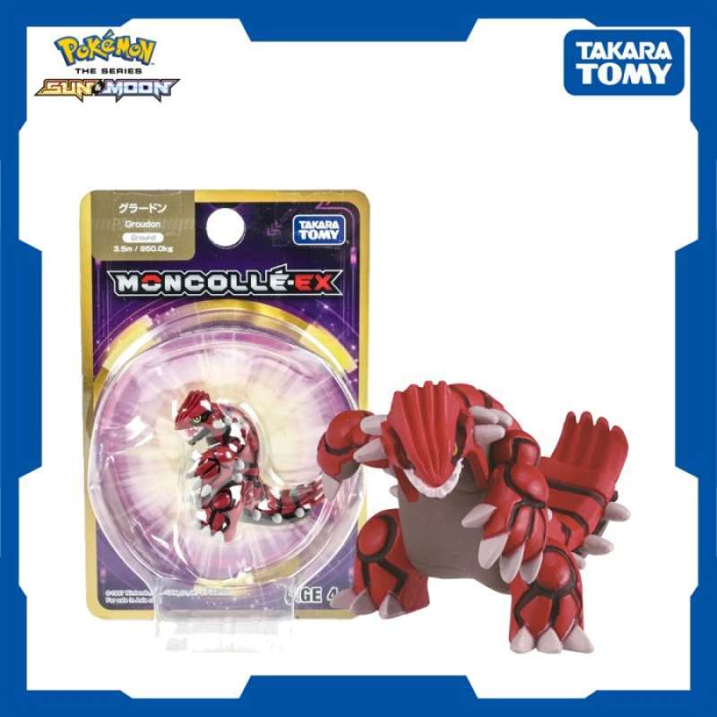 Promo Moncolle EX EMC #80 Groudon Takara Tomy Pokemon Figure Mainan ... Promo Moncolle EX EMC #80 Groudon Takara Tomy Pokemon Figure Mainan ...