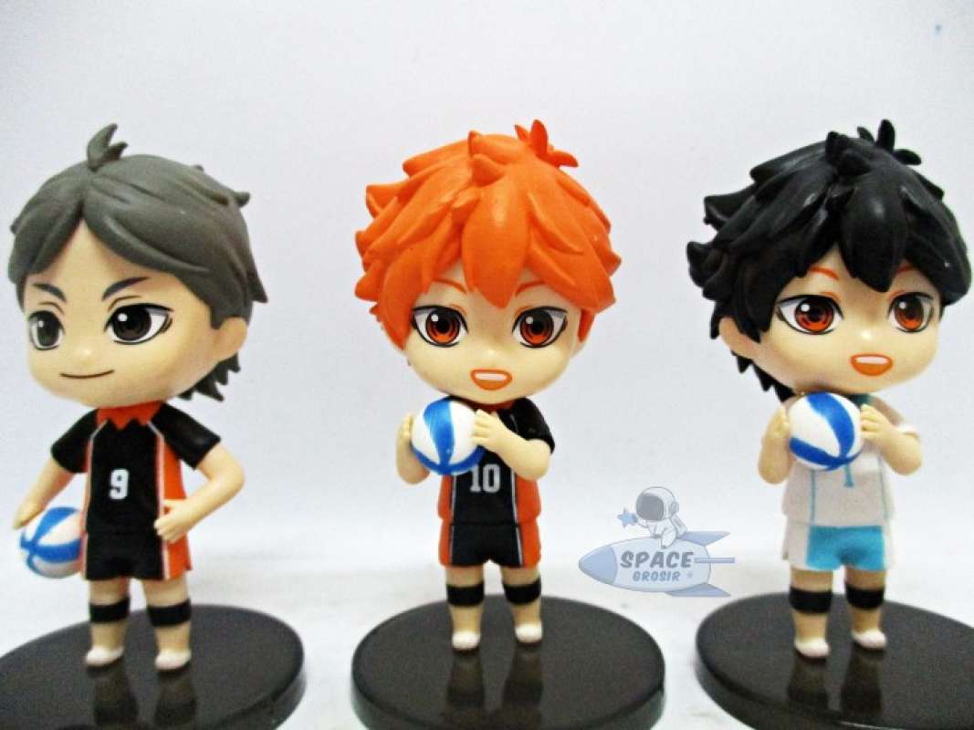 Promo Figure Haikyuu set 4 pcs Kageyama Hinata Oikawa Sugawara Diskon ...