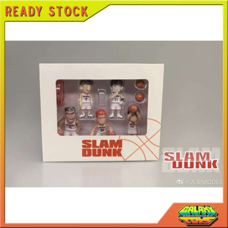 Promo Dasin Model Slam Dunk Anime Mini Figure Set - Chibi Shohoku Team ...