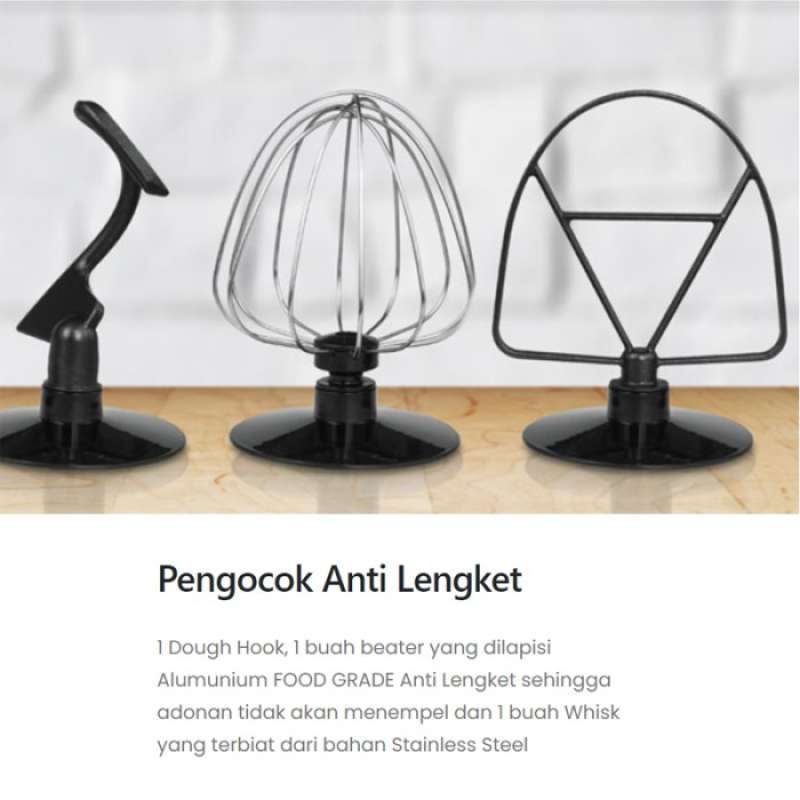 Promo Mixer Grande Ehm 9595 / Stand Mixer Roti / Mixer Besar - 5 Liter ...