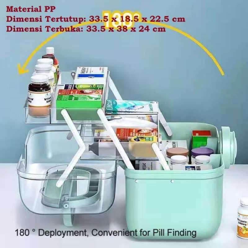 Promo Kotak Obat Multi Layer Dengan Sistem Pengunci Putar Desain ...