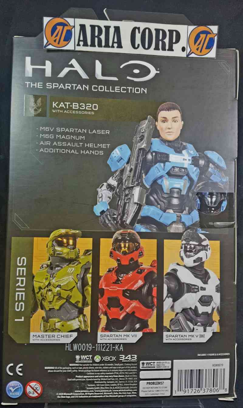 Promo Halo The Spartan Collection Action Figure KAT-B320 NOT Master ...