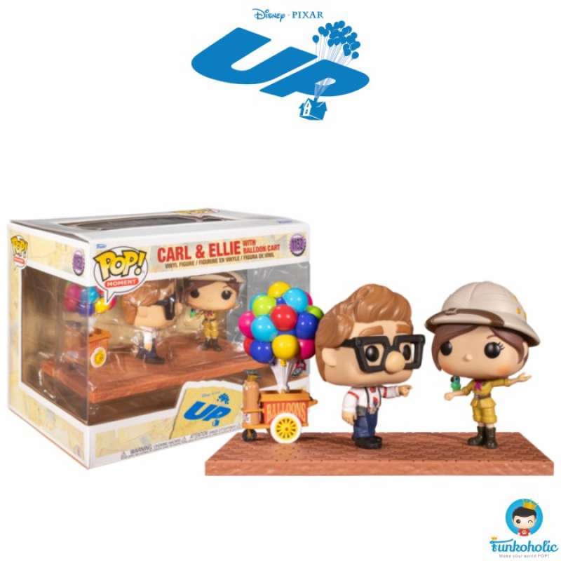 Promo POP! Disney Up - Carl & Ellie with Balloon Cart [Exclusive] 1152 ...
