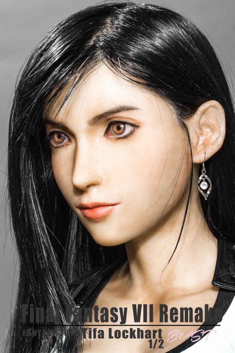 Promo Final Fantasy VII Remake FF7 Tifa lockhart bust 1/2 Scale ...