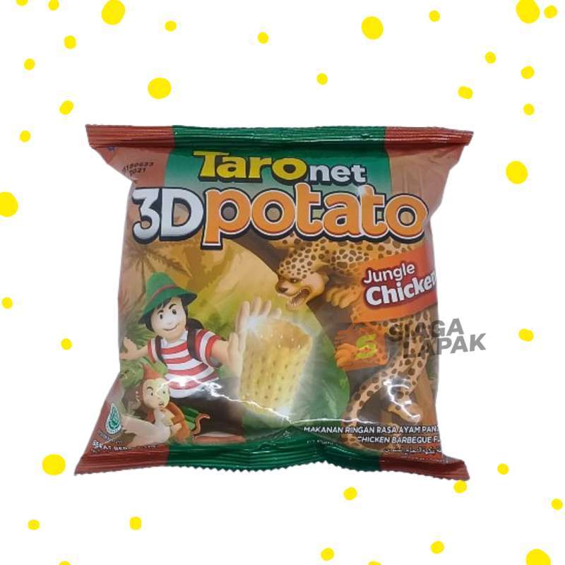 Promo Taro Net 3d Mini 17gr All Varian Jungle Chicken Bbq Seaweed ...