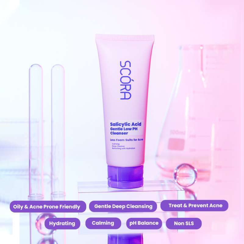 Promo Scora 1% Salicylic Acid Gentle Low Ph Cleanser | Scora D ...