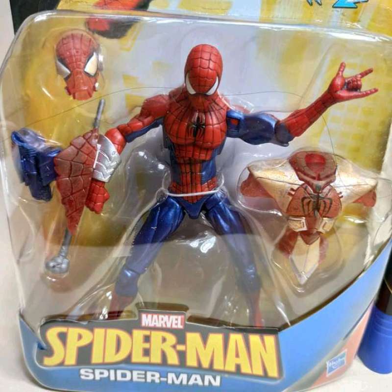 Jual mainan figure spider man spiderman launching missile by hasbro ...