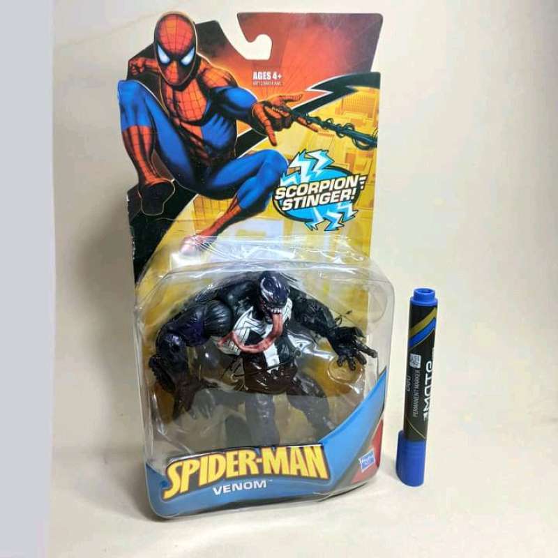 Jual mainan figure spider man venom scorpion stinger by hasbro ...