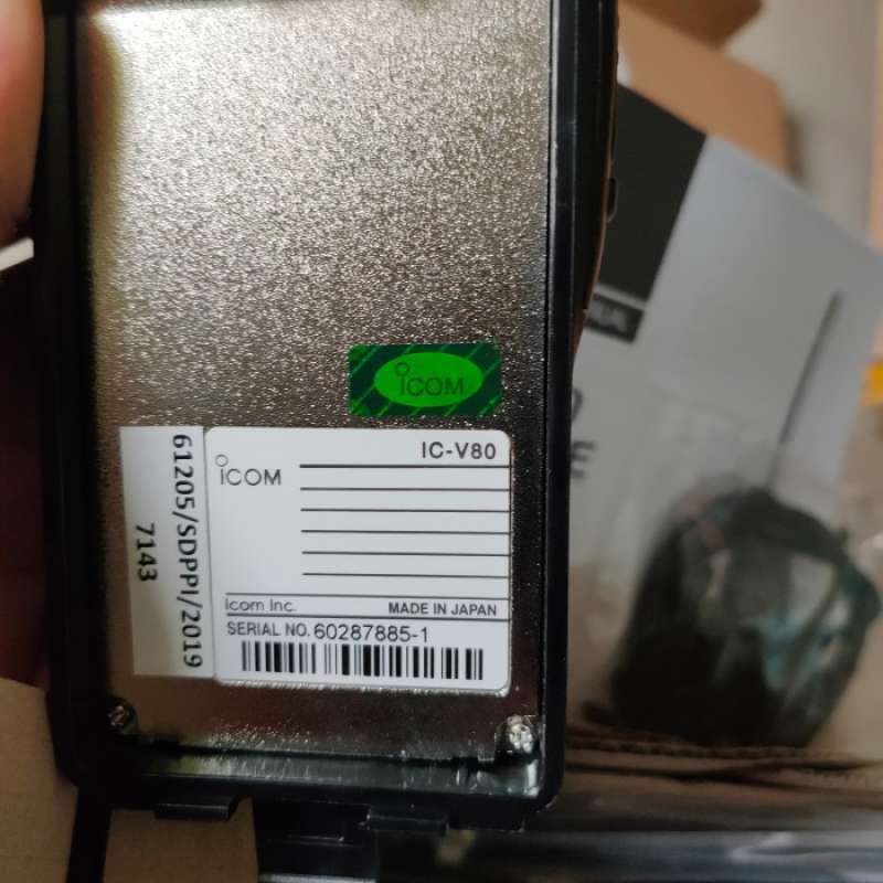 Jual Ht Icom V80 Vhf Battery Lithium A9 Terbaik Di Seller Sn.jaya ...