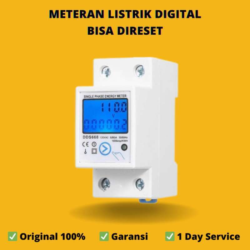 Promo Meteran Listrik Digital Bisa Direset Kwh Watt Meter Din Rail 230v - Miyauuuushp14 Diskon ...