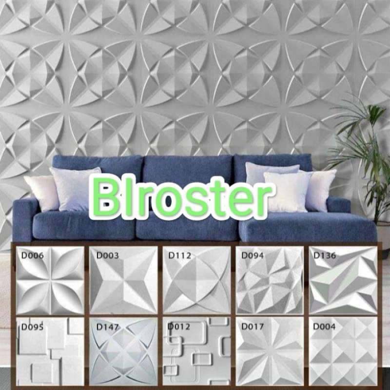 Promo Wall panel 3D beton,bata tempel dinding(50Ã—50)ornamen dekorasi ...