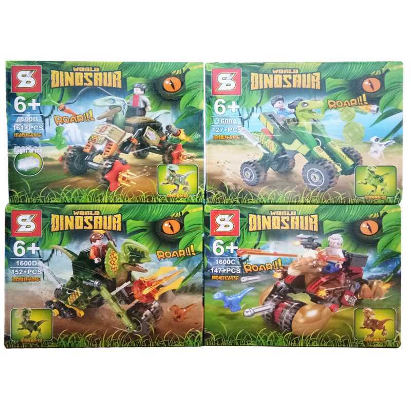 Promo Sy 1600 Dinosaurus World Strike Series | Diy Brick Block Mainan ...