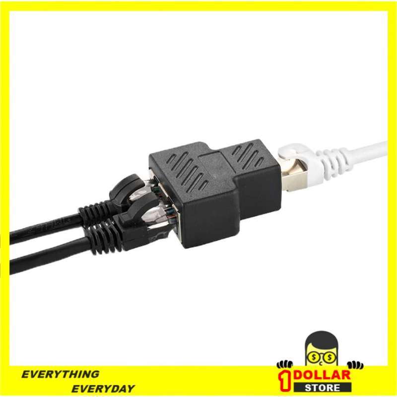Jual $1 Rj45 Lan Ethernet Network Connector Splitter 1 To 2 Di Seller ...