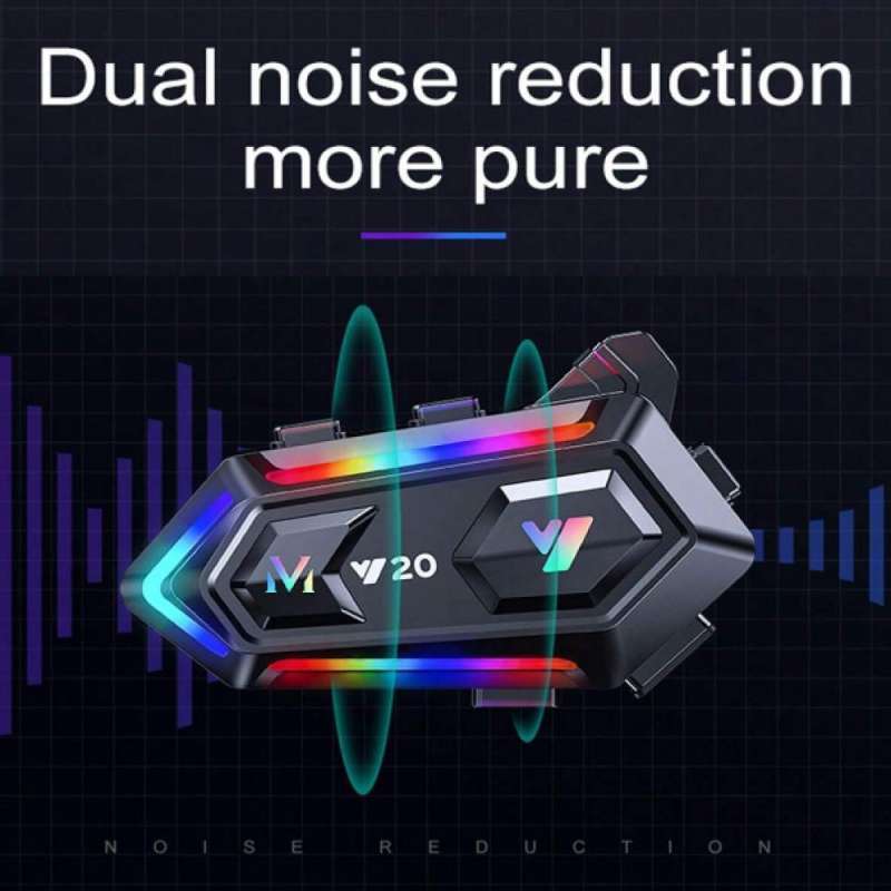 Promo Kebidumei Intercom Helm Bluetooth Headset Helmet Motorcycle Rgb ...