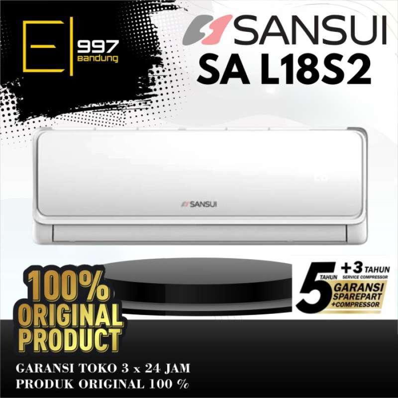 Jual Ac Sansui Sa L18s2 / Sa L18 S2 Split Standar 2 Pk Japan R32 Di ...