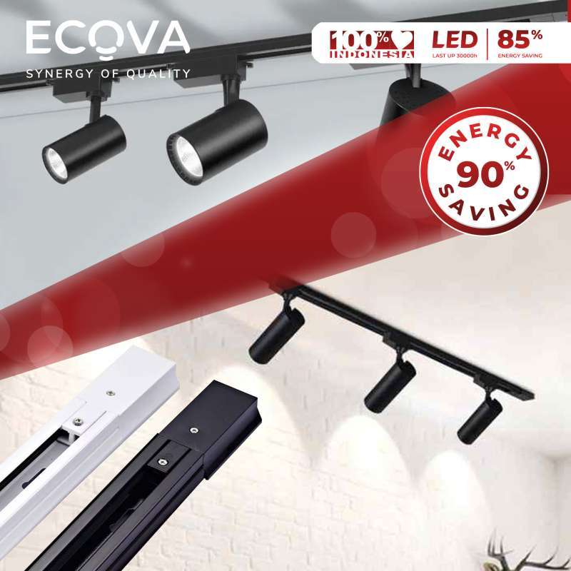 Jual Ecova Led Rel Track Light Plafon Lampu Sorot Panjang M Di Seller Ecova Led Official Store