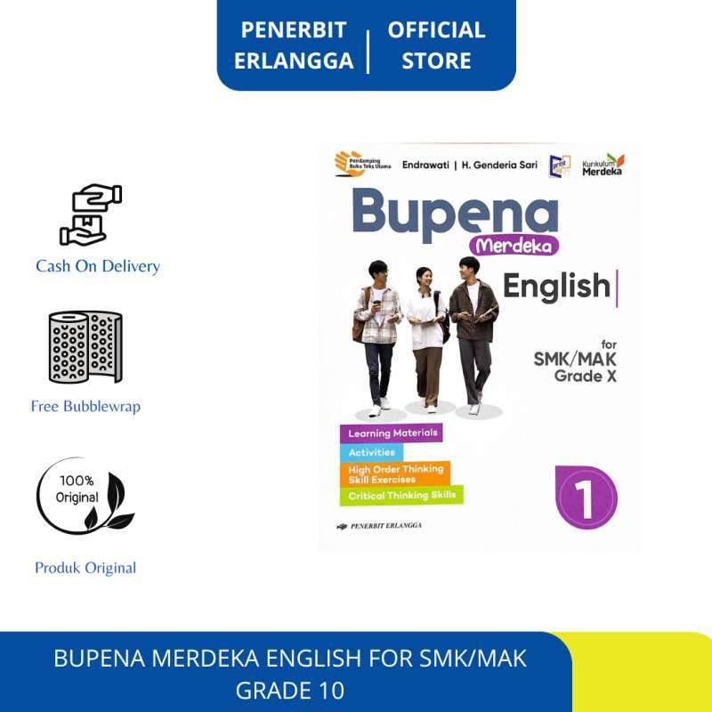 Jual Bupena Merdeka English For Smk/mak Grade 10 Di Seller Penerbit ...