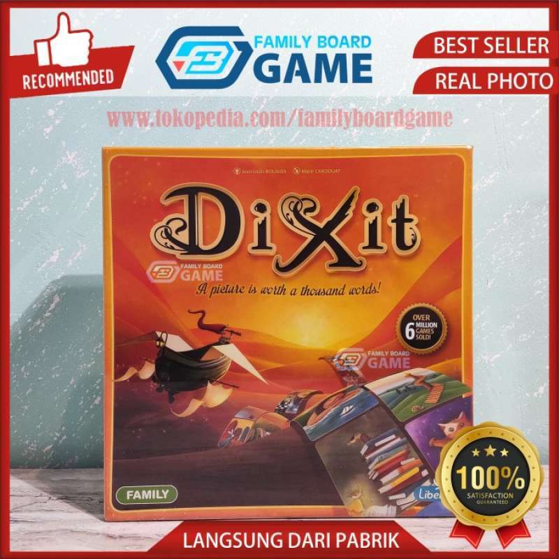 Promo Dixit Board Game Kartu Bergambar Tebak Gambar Deduction Game Party Diskon 23% Di Seller ...