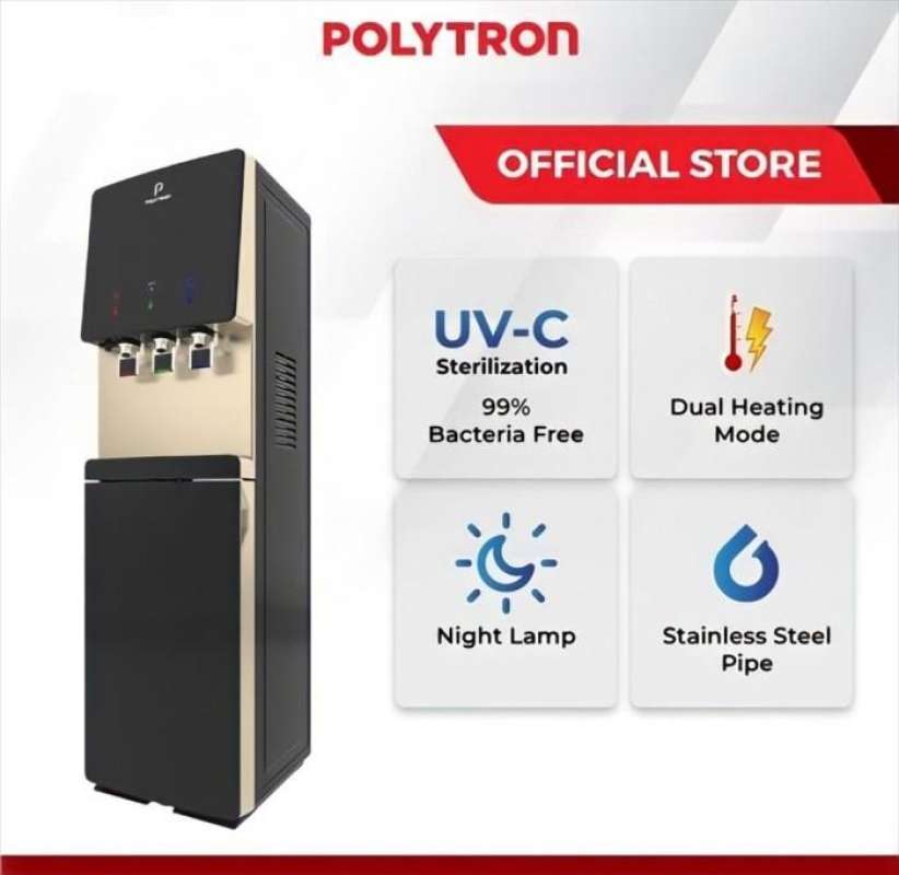 Jual Dispenser Polytron Pwc778 / Pwc 778, Low Watt Galon Bawah Di ...