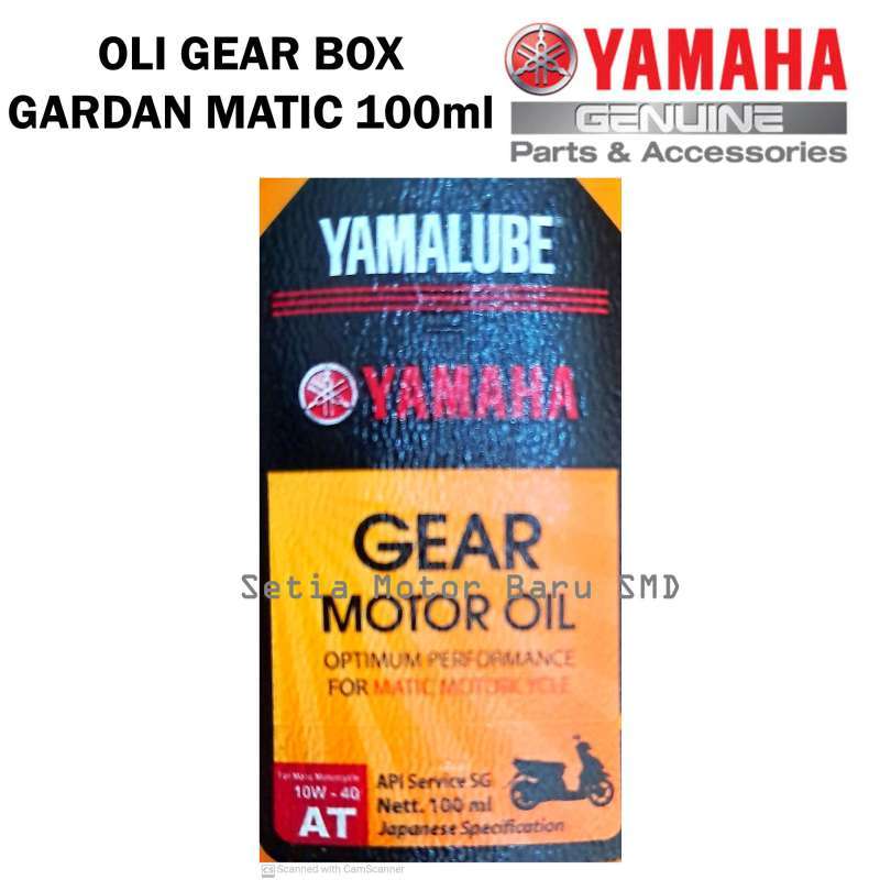 Jual Oli Gear Gir Box Gardan Matic 100 Ml Yamalube Xeon Karburator ...