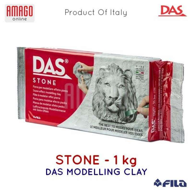 Jual Tanah Liat Prakarya Das Modelling Clay 1 Kg - Pilih Warna - Stone ...